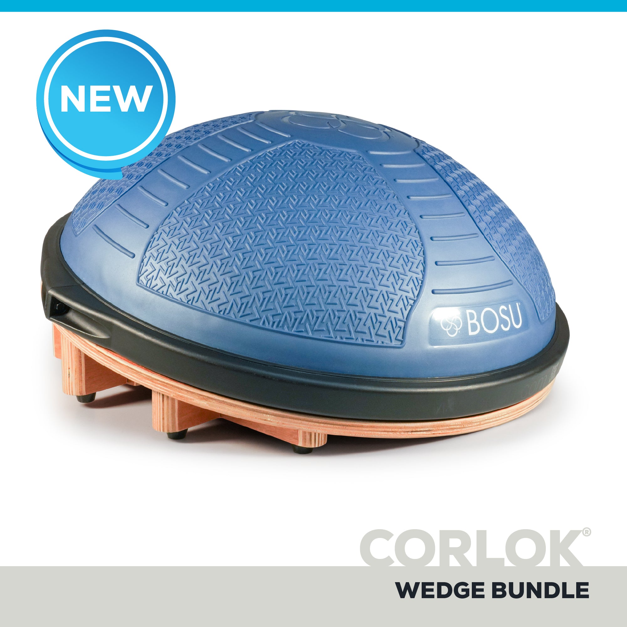 CorLok® NEXGEN™ HOME Balance Trainer + CorLok® Wedge Bundle – BOSU